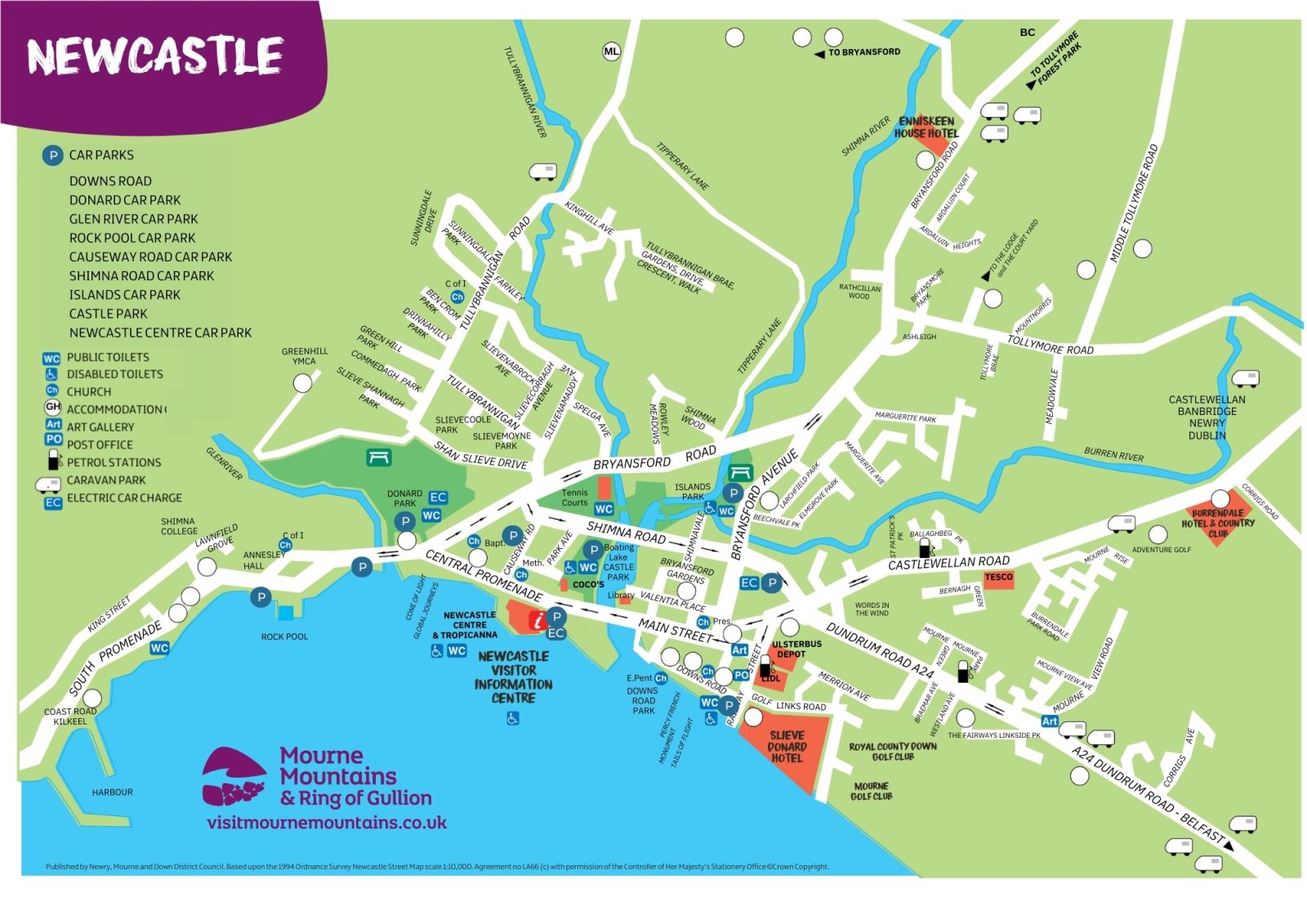 Parking in Newcastle, Co Down