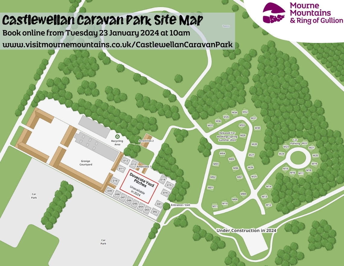 Castlewellan Caravan Park - Castlewellan - Visit Mourne Mountains